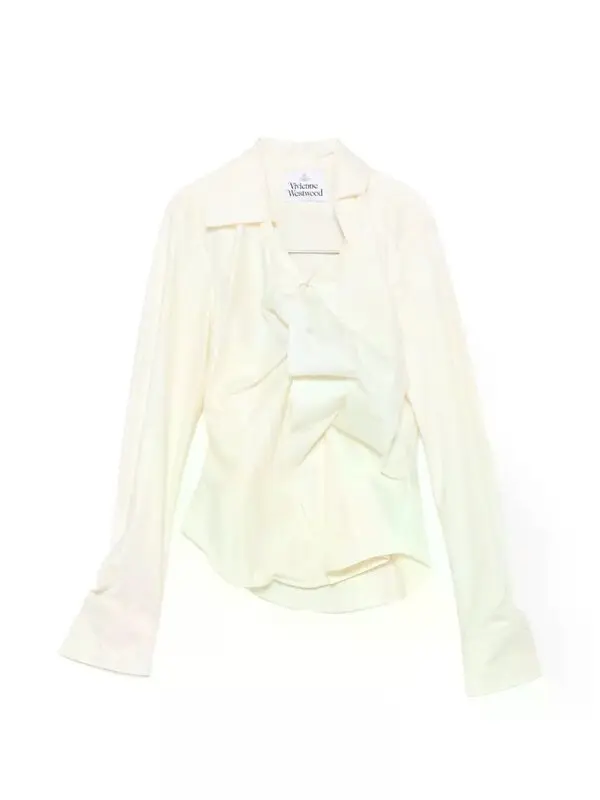 VIVIENNE WESTWOOD Drunken Draped Shirt - Neutrals