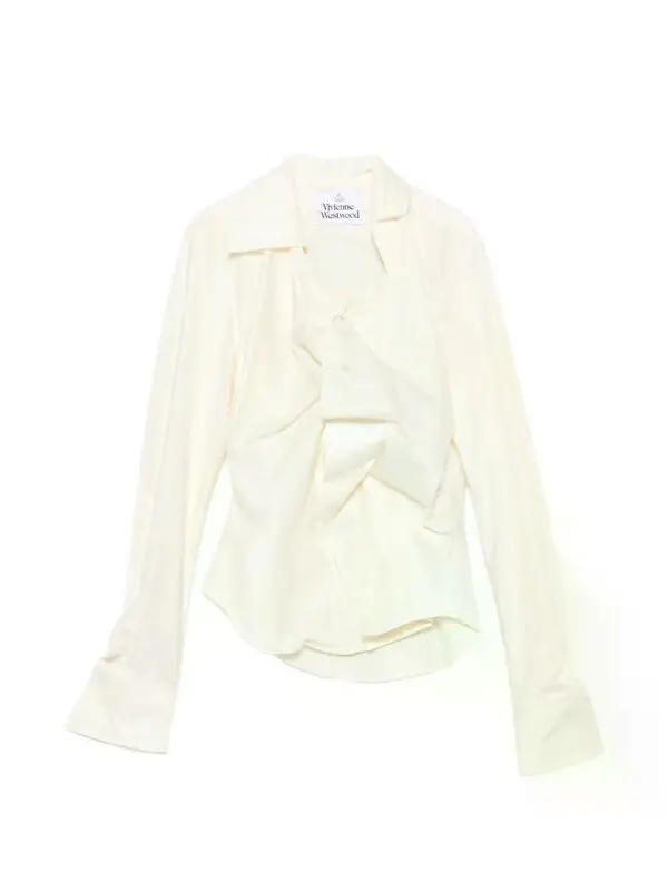 VIVIENNE WESTWOOD Draped Shirt - Neutrals