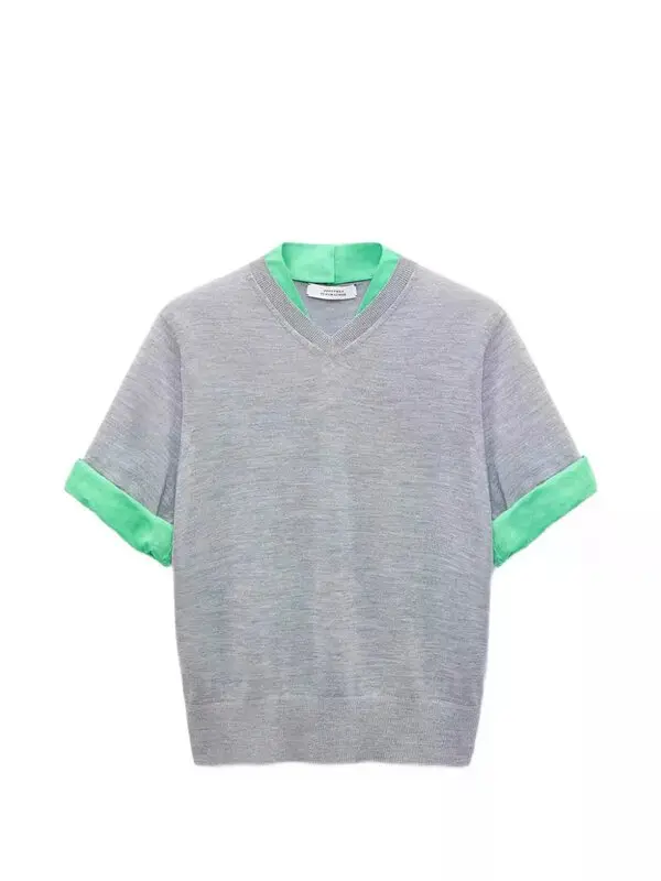 Dorothee Schumacher Layered-effect V-neck T-shirt