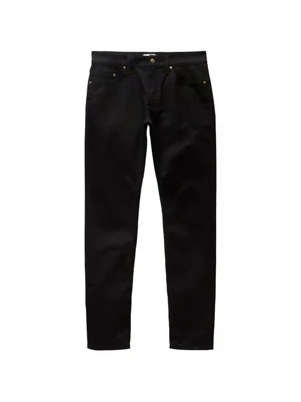 Versace Slim Fit Jeans With Medusa Embroidery