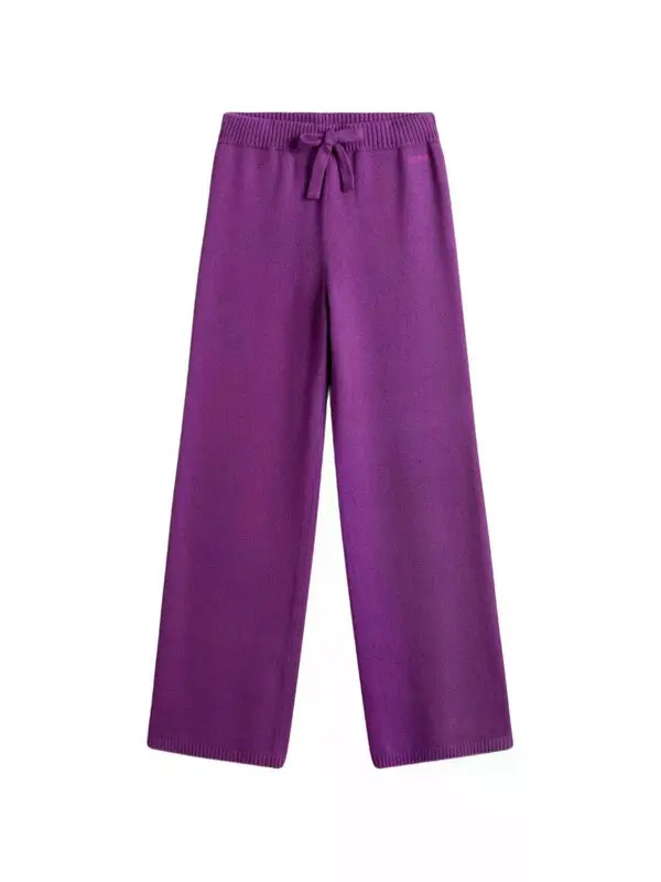 Woolrich Drawstring-waist Knitted Trousers - Purple