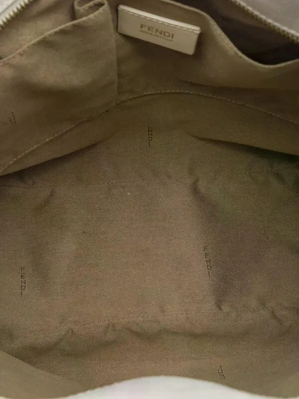 Fendi 2000-2010 Large Zucca Spalmati Chef Shopper Tote Bag