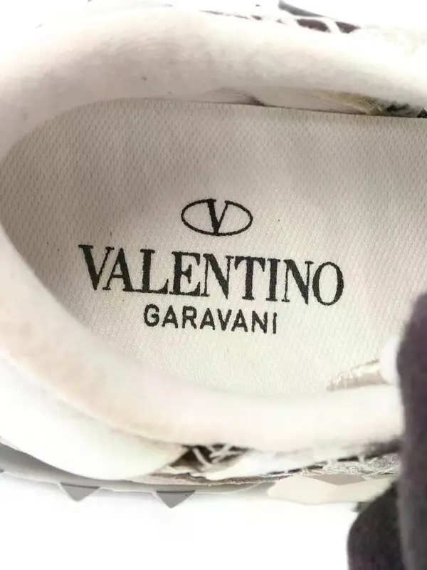 Valentino Garavani 2010s Race Runner Lace-panel Sneakers