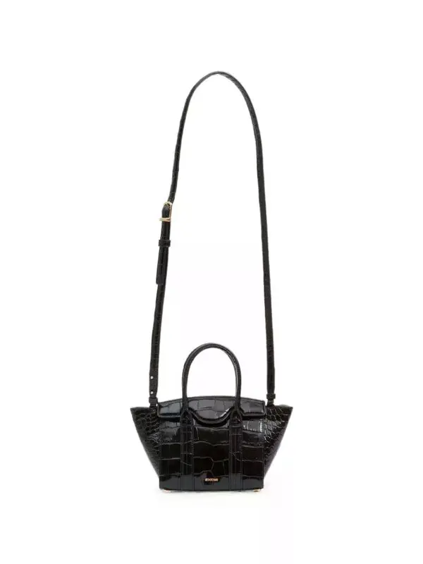 Simkhai Mini Nicola Croc-effect Leather Tote Bag - Black
