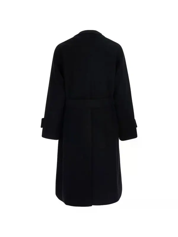 Tagliatore Double-breasted Belted Coat
