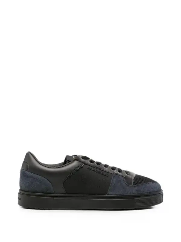 Emporio Armani Panelled Lace-up Sneakers