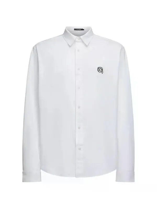 Karl Lagerfeld Ikon Oxford Cotton Shirt