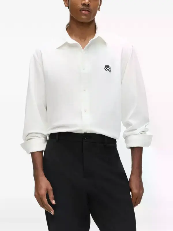 Karl Lagerfeld Ikon Oxford Cotton Shirt