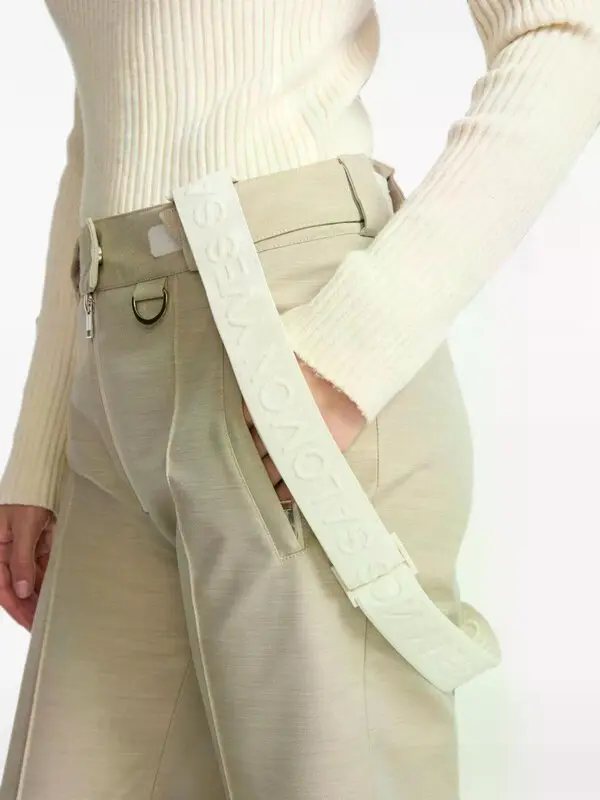 YVES SALOMON Logo-strap Ski Pants