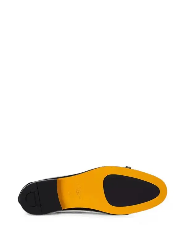 DOUCAL'S Double-buckle Suede Loafers