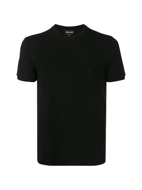 Giorgio Armani Ga Logo-embroidered T-shirt