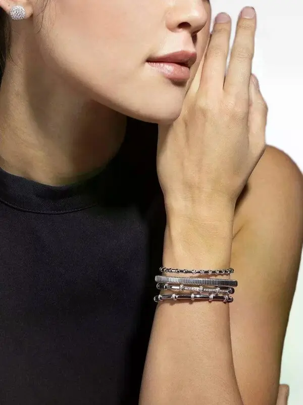 Sidney Garber Diamond Spring Bracelet