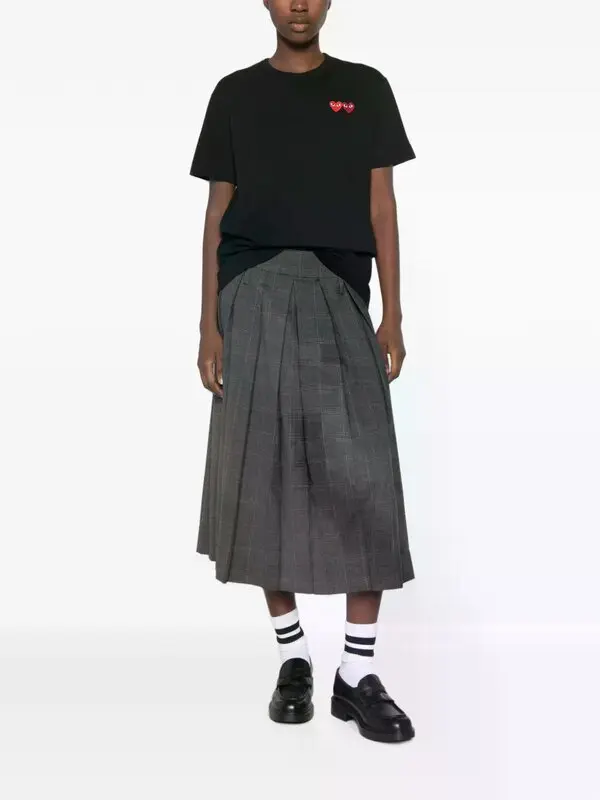 Play Comme Des Garcon Heart-patch T-shirt