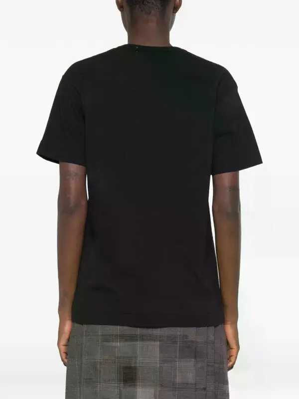Play Comme Des Garcon Heart-patch T-shirt