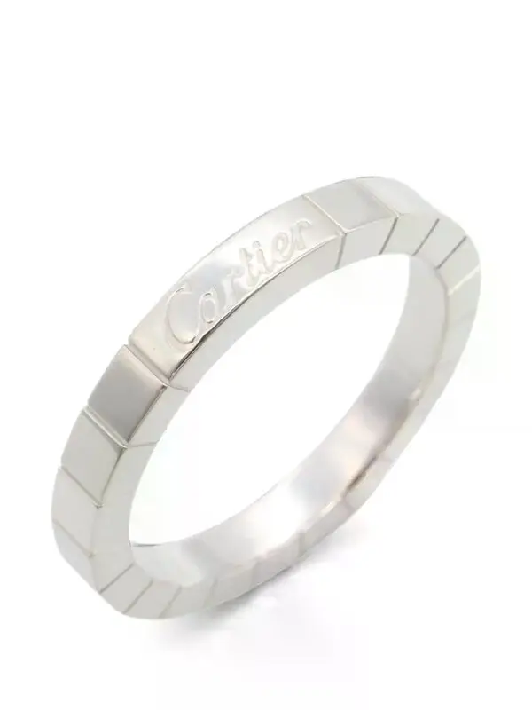 Cartier 18k White Gold Laniere Ring - Silver
