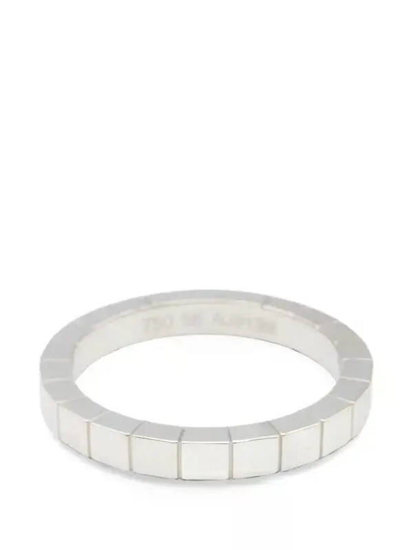 Cartier 18k White Gold Laniere Ring - Silver