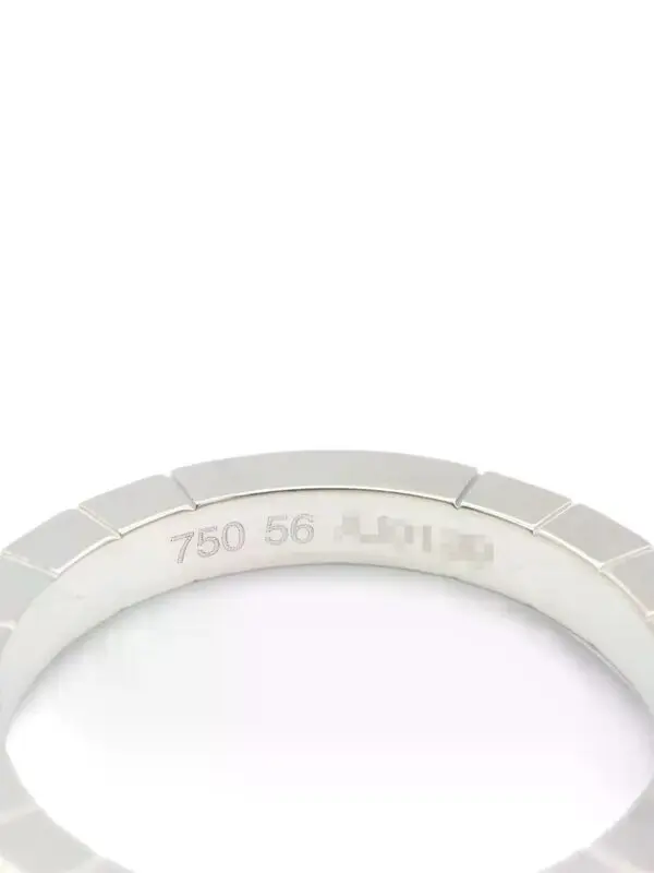Cartier 18k White Gold Laniere Ring - Silver