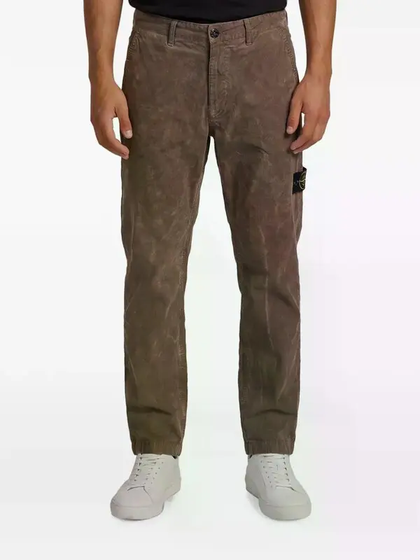 Stone Island Terra-effect Corduroy Trousers