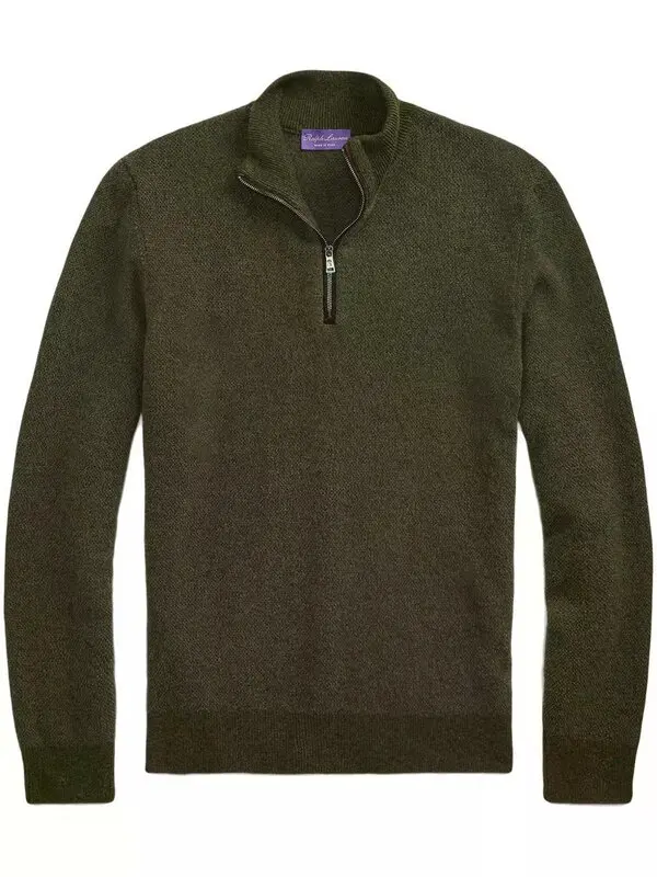 Ralph Lauren Purple Label Half-zip Sweater