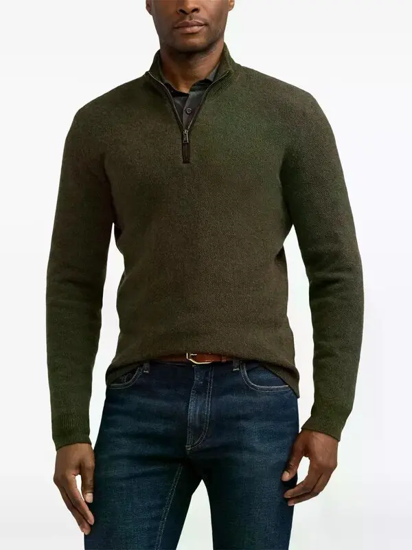 Ralph Lauren Purple Label Half-zip Sweater