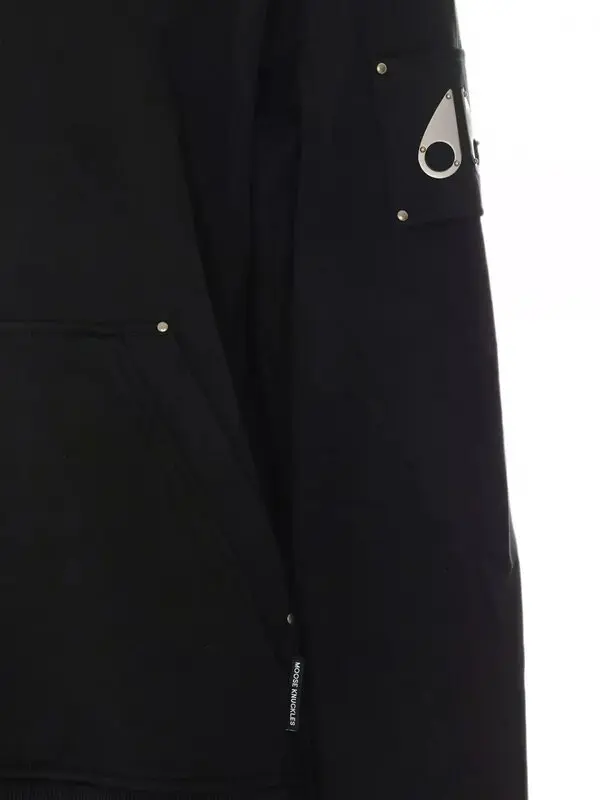 Moose Knuckles Hartsfield Logo-patch Hoodie