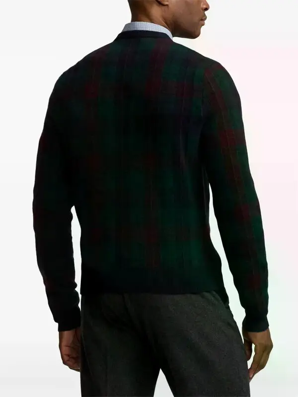 Ralph Lauren Purple Label Plaid Sweater