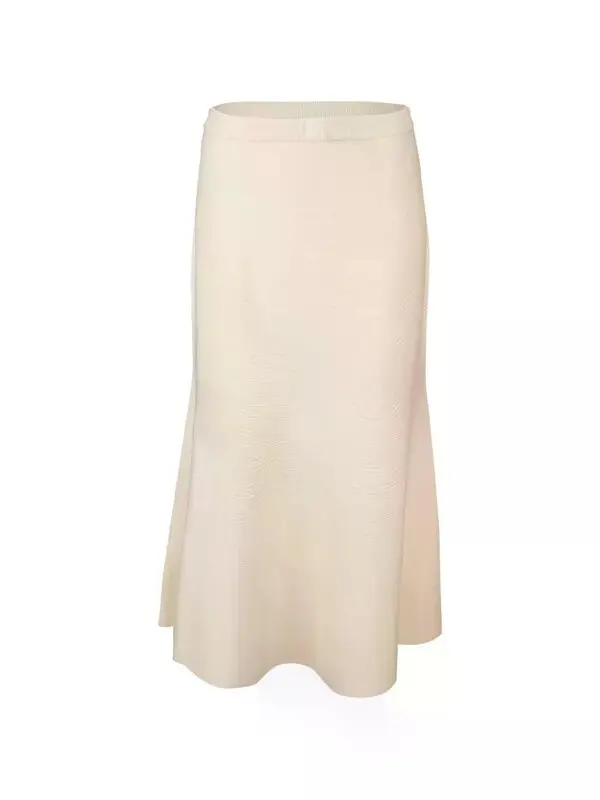 Simkhai Kasey Knitted Midi Skirt - Neutrals