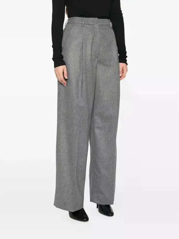 THELATEST Pleated Wide-leg Trousers