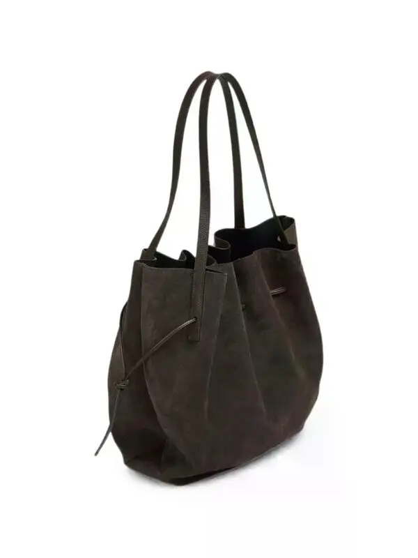 Yuzefi Scallop Suede Tote Bag