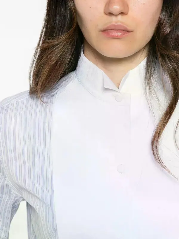 TOM FORD Vertical Stripe Bib Front Shirt