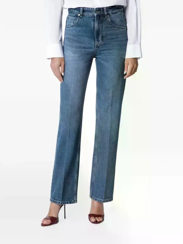 Victoria Beckham Julia High-rise Jeans - Blue