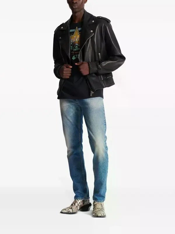 Balmain Western-print Cotton T-shirt