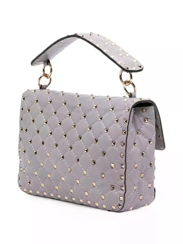 Valentino Garavani 2000-2017 Medium Nappa Rockstud Spike Satchel