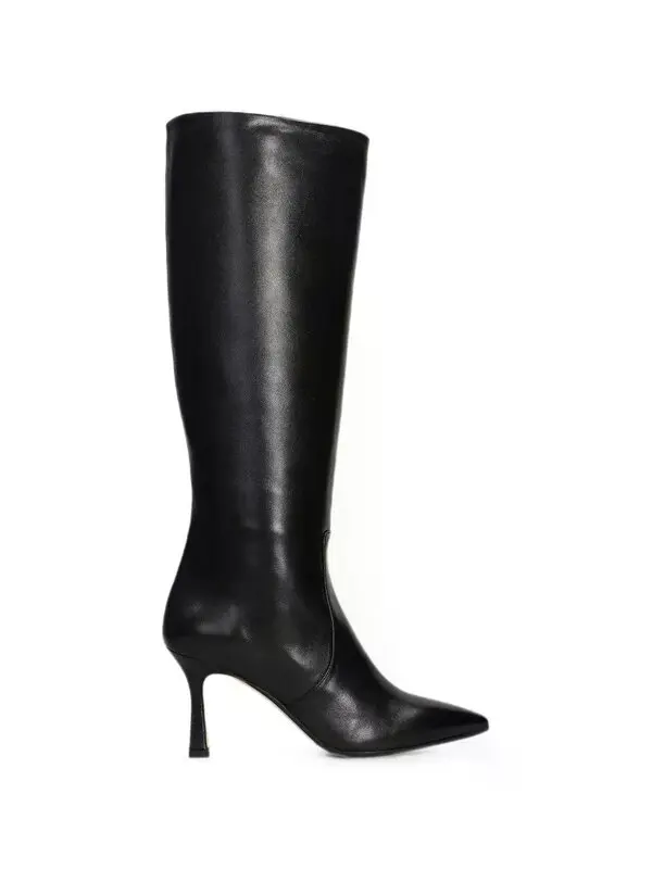 THE SELLER Pointed-toe Leather Boots - Black