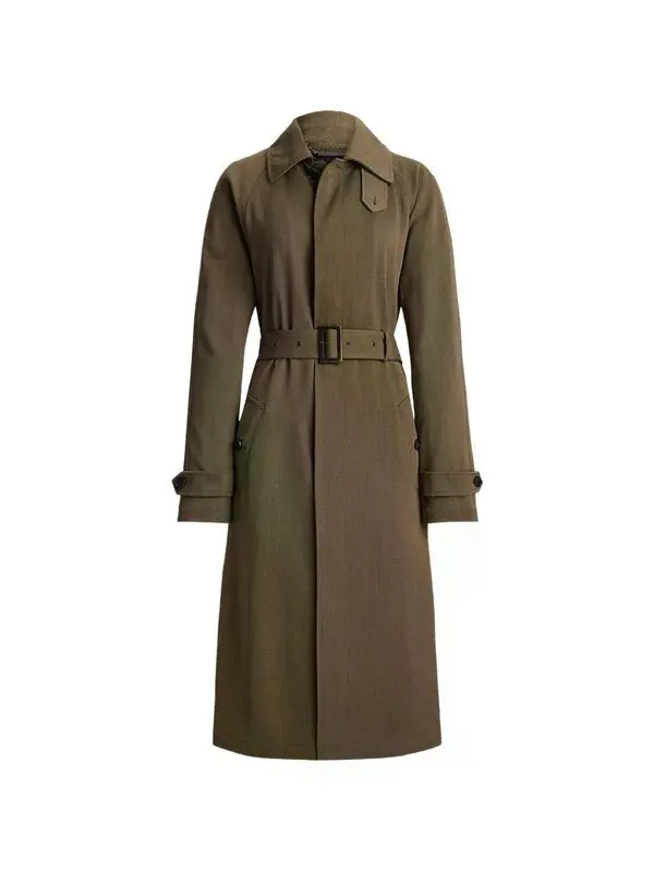 Polo Ralph Lauren Matthews Wool Covert Coat - Green