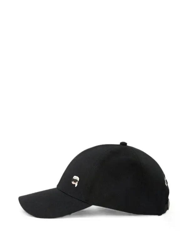 Karl Lagerfeld Exclusive Ikon Pin Cap - Black