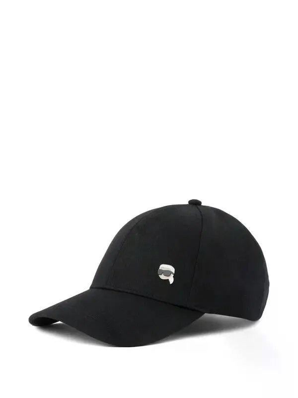 Karl Lagerfeld Ikon Pin Cap - Black