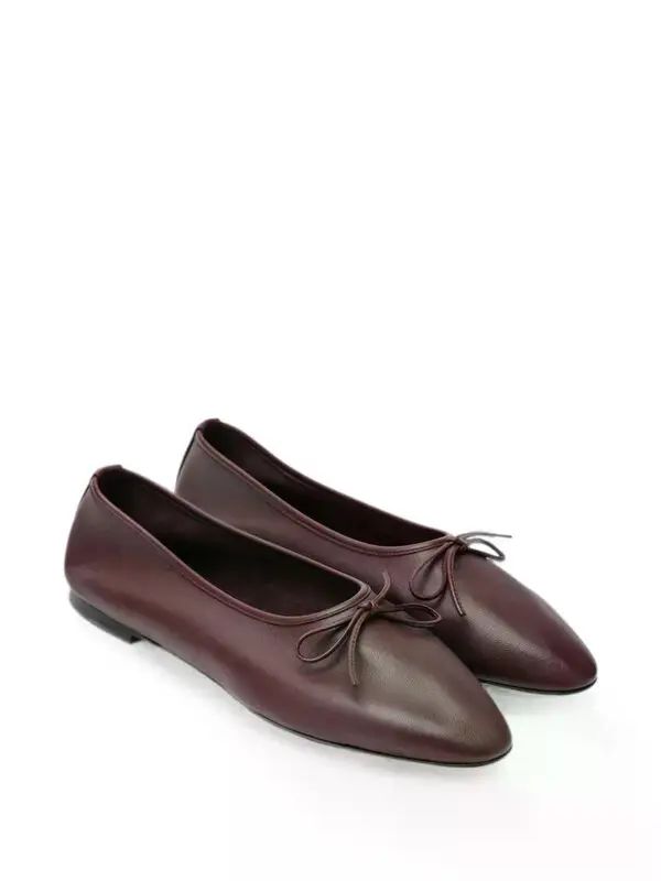 Dear Frances Gala Bow-detail Ballet Flats