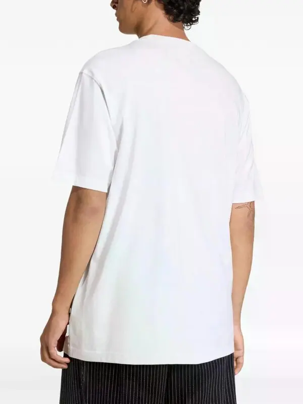 Adidas Graphic-print Logo-print T-shirt