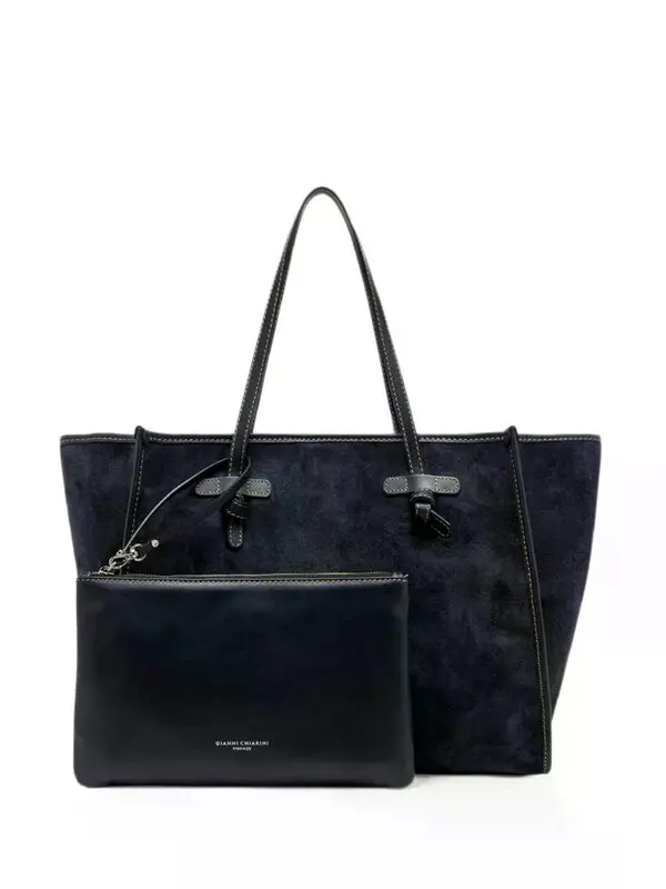 GIANNI CHIARINI Marcella Suede Tote Bag