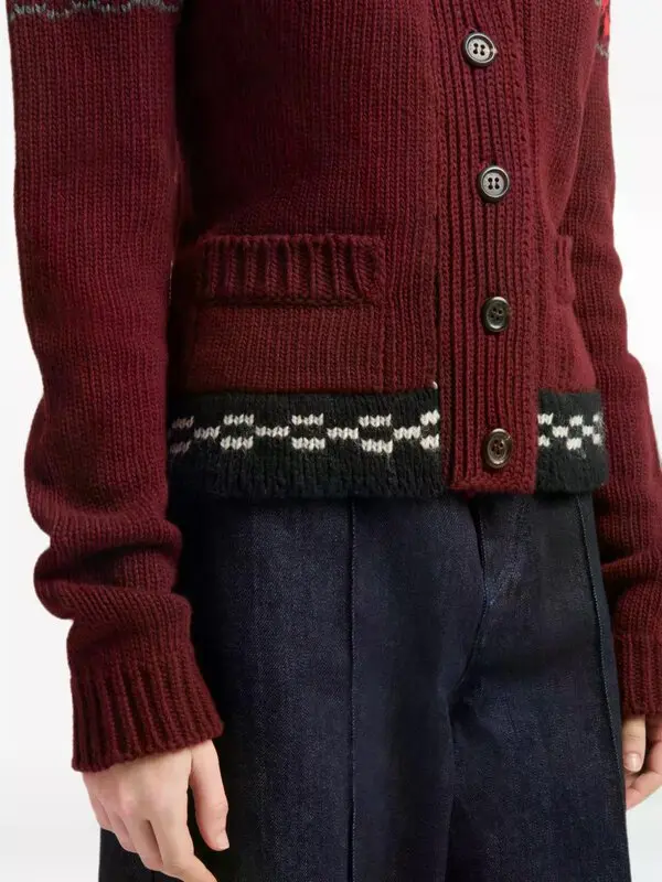 Marni Jacquard-knitted Cardigan