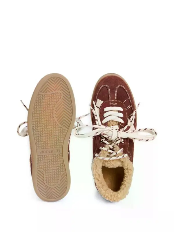 Woolrich Doubleu Contrast-heel Sneakers