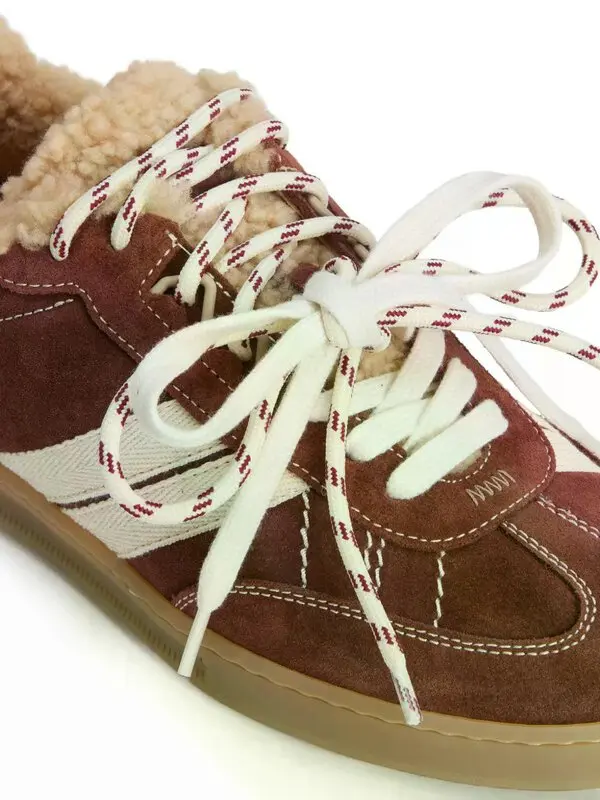Woolrich Contrast-heel Suede Sneakers