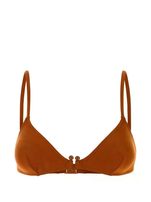 ERES Stylish Triangle Bikini Top - Orange