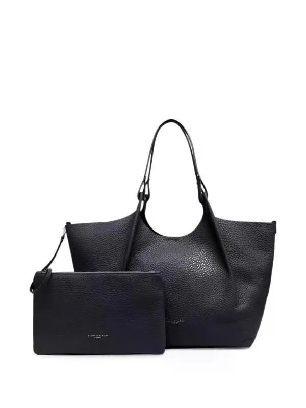 GIANNI CHIARINI Dua Grained-leather Tote Bag