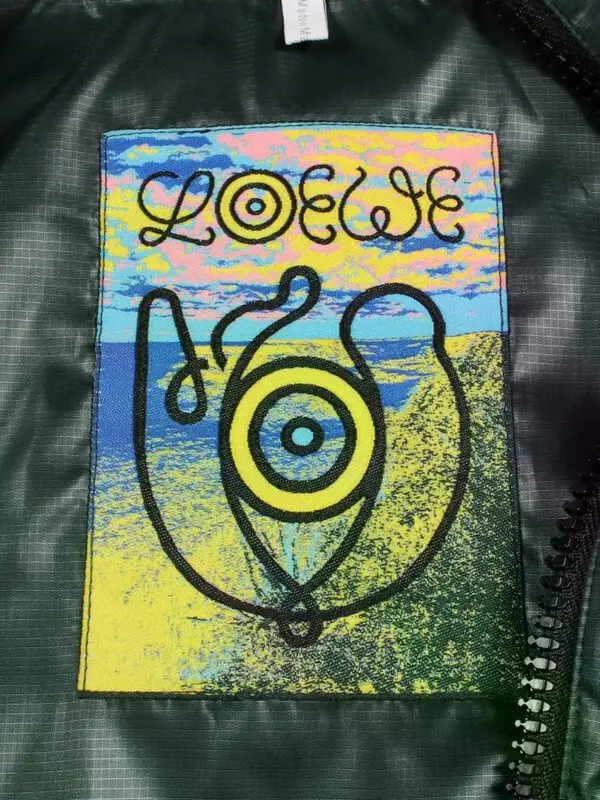 Loewe Eye Nature Hooded Windbreaker Jacket