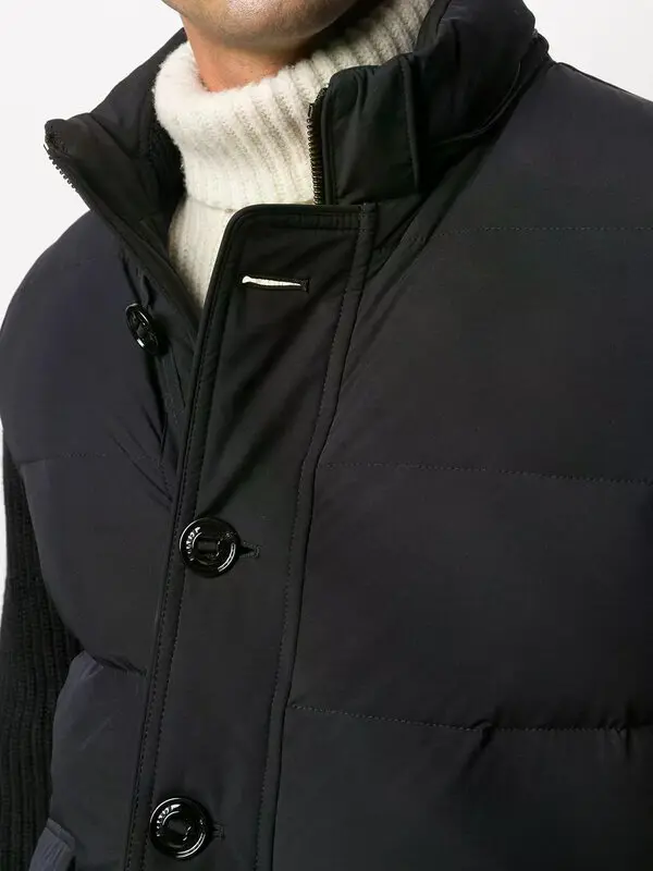 MOORER Padded Contrast Jacket