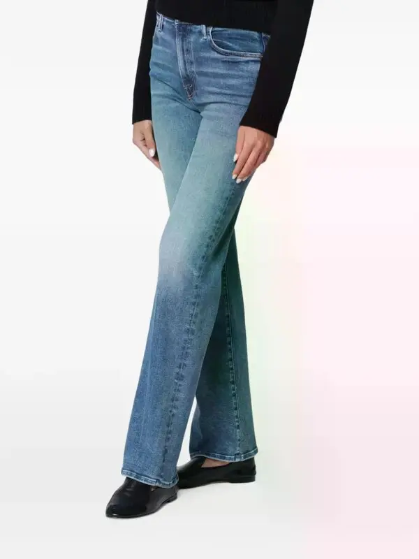 MOTHER The Kick It Faded-effect Jeans