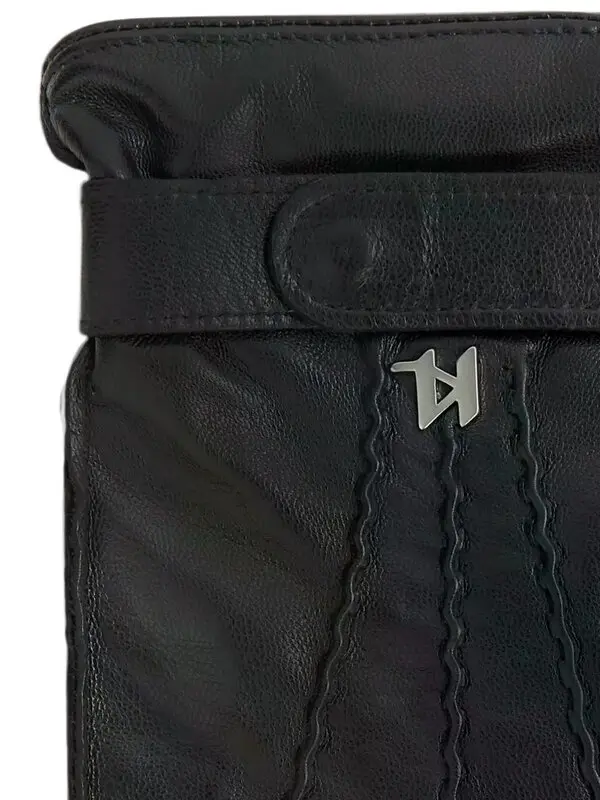 Karl Lagerfeld K/monogram Leather Gloves