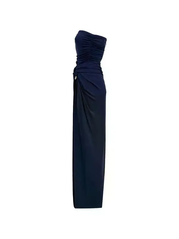 Simkhai Emma Draped Strapless Gown